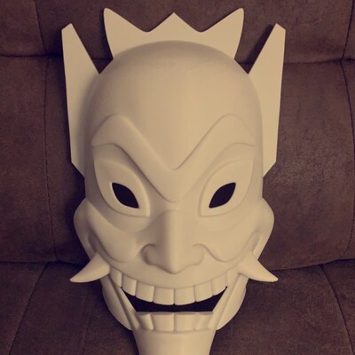 Blue Spirit Mask 3D Printed and Ready to Wear Avatar: the Last ...