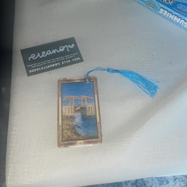 Intuitively Chosen Tarot and Oracle Card Bookmark Bookish Reader Gift ...