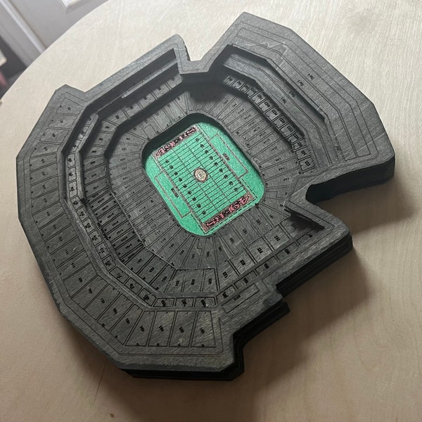 Lambeau Field Layered Stadium With Cheese Head Plaque - Digital SVG - Etsy