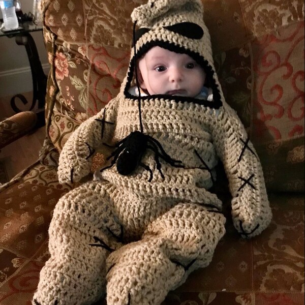 Oogie Boogie Baby Costume ,oogie Boogie Baby Outfits ,newborn Halloween ...