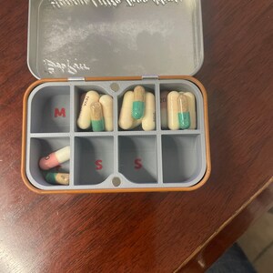 Altoids Tin Pill Storage Insert Ingenious Design for Organized ...