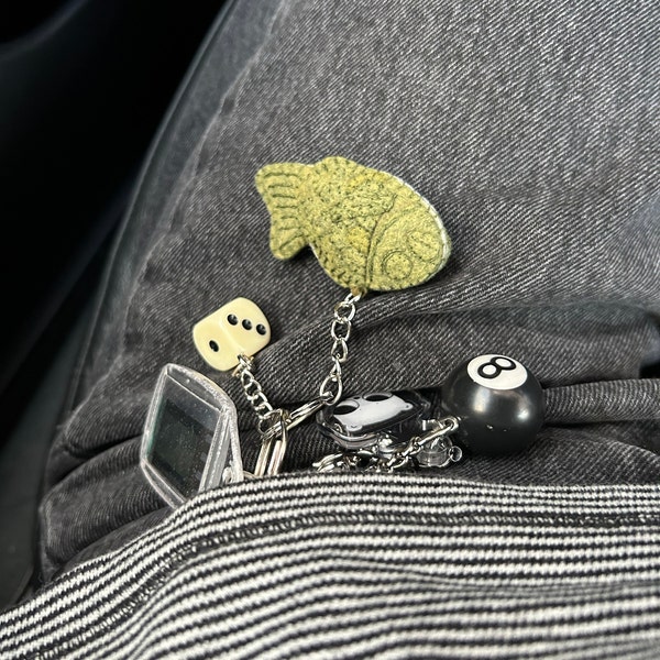 Handmade Felt Taiyaki Keychain - Etsy