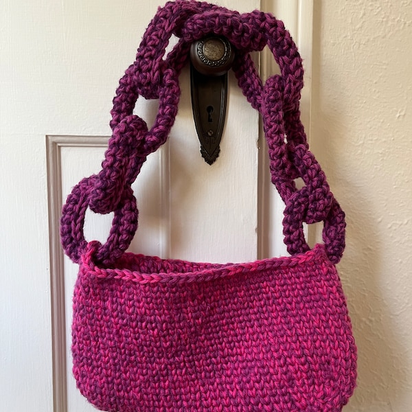 Chunky Chain Bag | Crochet Pattern | PDF - Etsy