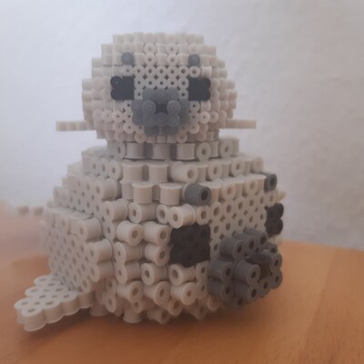 Instant Download 3D Perler Bead Pattern Cute Seal - Etsy