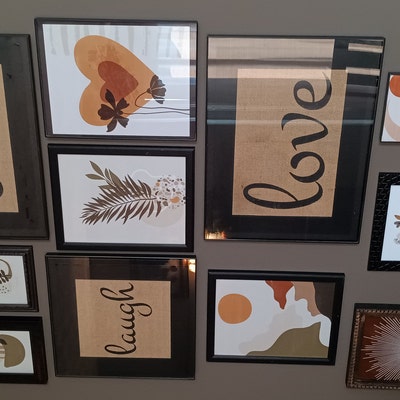 Set of 6 Prints Daisy Printable Sage Green Print Set Flower - Etsy