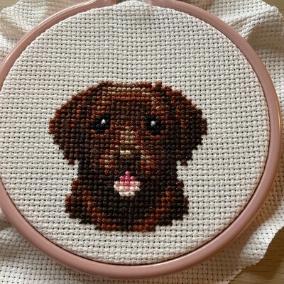 Chocolate Labrador Cross Stitch Pattern PDF Bundle Chocolate Lab ...