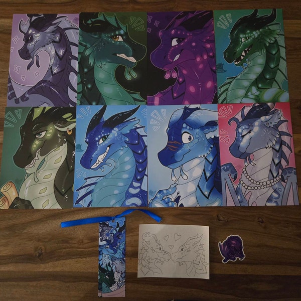 Wof - ARC 1 Portraits [A5 Prints] - Etsy