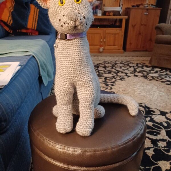 Sitting Cat Crochet Pattern - Etsy UK