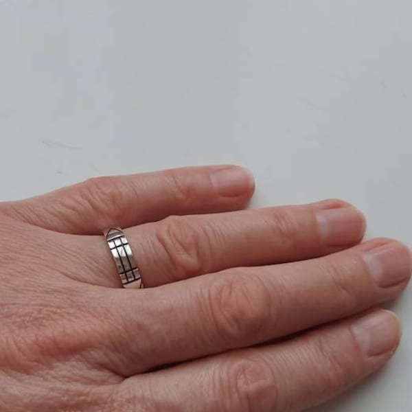 Sterling Silver Pine Tree Ring, Forest Ring, Nature Ring, Tree Wedding ...