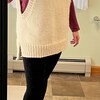 Knitting Pattern V-neck Vest, Easy to Knit, Beginner Friendly Tutorial ...