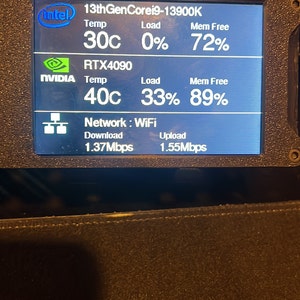New Full Enclosure USB Programmed Mcu 1.3 Oled Screen & 3D Printed Case Desktop Computer Custom ...