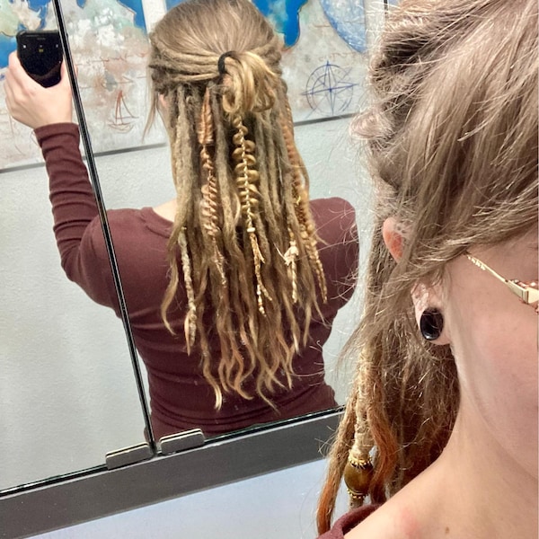 Hair Wrap Extension, Fairy Lock Dread Wrap - Etsy