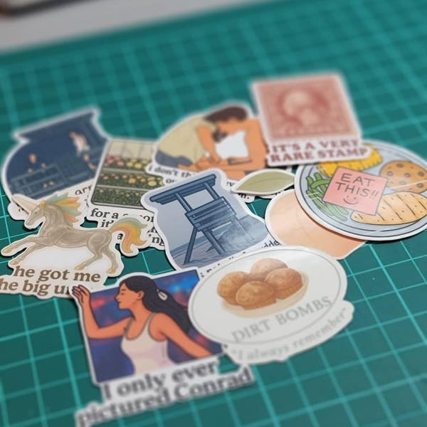 The Summer I Turned Pretty Stickers Set (16 Stickers) - Etsy