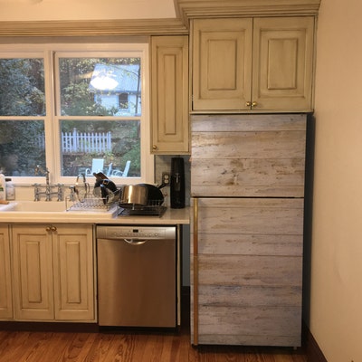 Solid Color Magnetic Vinyl Fridge Skins Cover Your Beat-up Refrigerator ...