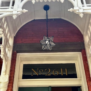 Premium Gold Fanlight Transom House Door Numbers Victorian - Etsy