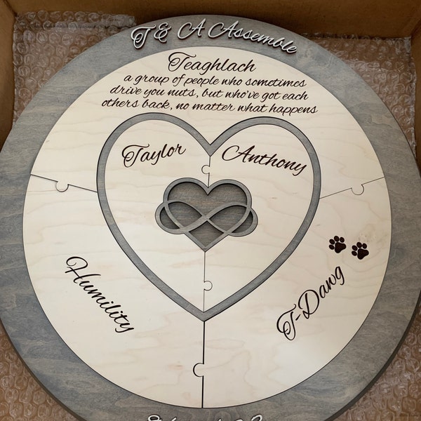 Unity Wedding Puzzle, Blended Family, Unity Alternative, Wedding ...