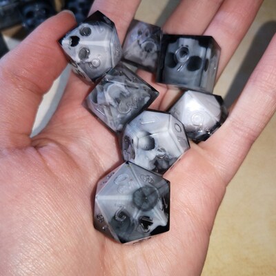 Dice Set Skull Sharp Edge, D&D Dice Set for Dungeons and Dragons D and ...