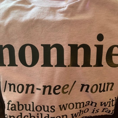Nonnie A Fabulous Woman With Grandchildren Unisex T-shirt Nonnie Shirt ...