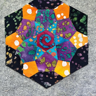 Quilt Pattern. English Paper Piecing. EPP Templates. INTERLUNA Quilt ...