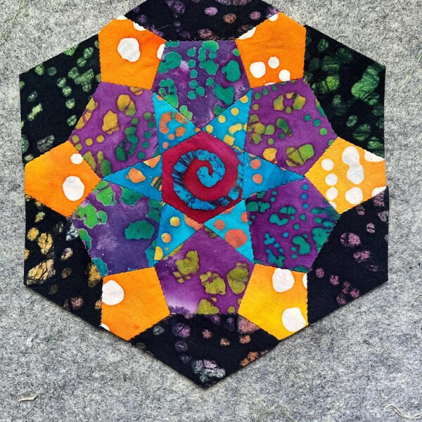 Quilt Pattern. English Paper Piecing. EPP Templates. INTERLUNA Quilt ...