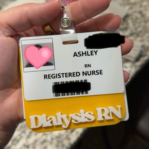 RN Badge Buddy Custom Gift for Healthcare Worker Personalized Gift for ...