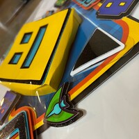 Geometry Dash Cake Topper - Etsy Canada