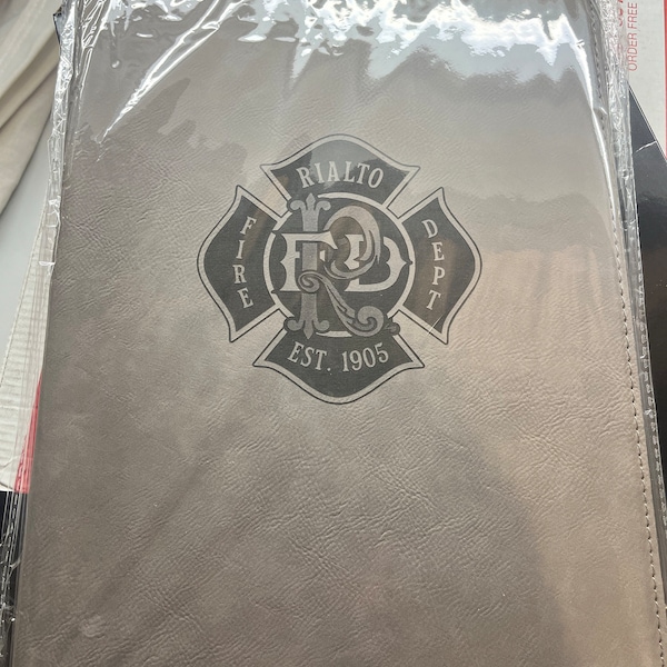 Personalized Portfolio for Police, Law Enforcement Padfolio With Badge ...