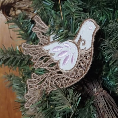 Dove free Standing Applique A Finished Embroidery Product, Not a Design ...