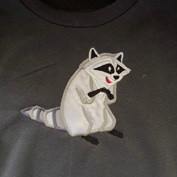 Meeko Applique Embroidery Design - Instant Download - Etsy