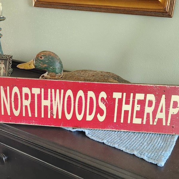 Custom Wooden Street Sign - Rustic Hand Made Distressed Wood Decoration ...