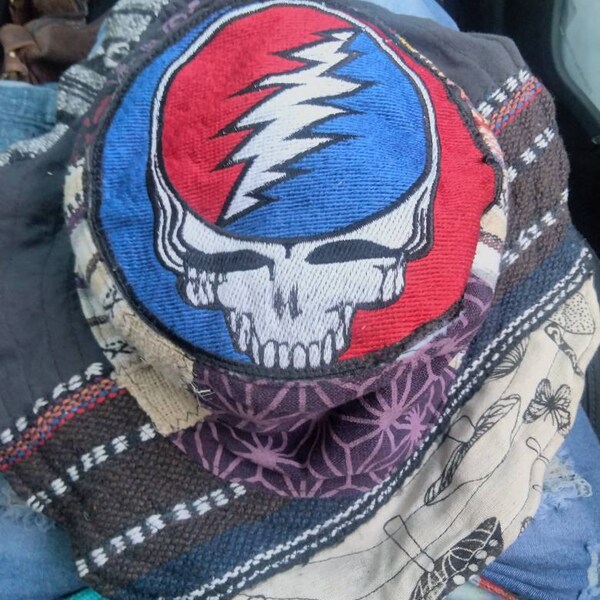 Hemp Patchwork Bucket Hat - Etsy