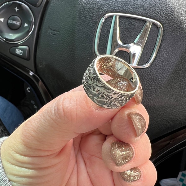 Kitsune Ring Author's Space Fox Ring Trickster Ring Fox With Nine Tails ...