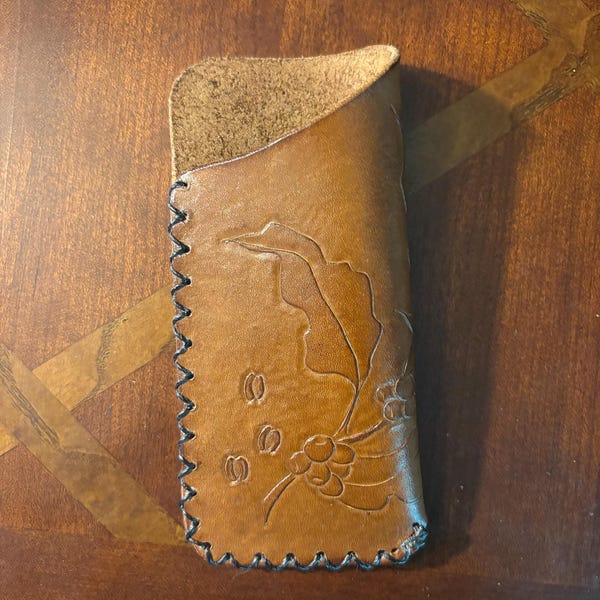 Leather Glasses Case Pattern With Video Tutorial (PDF Pattern) - Etsy