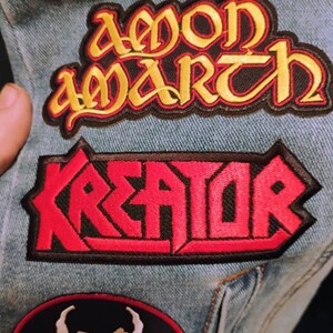 Metallica Band Patch, Metallica Heavy Metal Patch, Heavy Metal Band ...