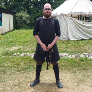 Medieval Celtic Viking Wizard Assassin Hooded Surcoat | Etsy