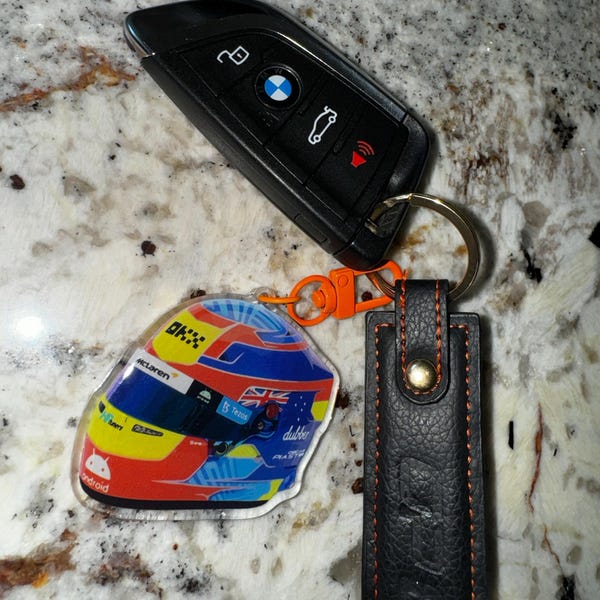 2024 Formula One Car Epoxy Resin Keyrings, F1 Keyrings, F1 Gift ...