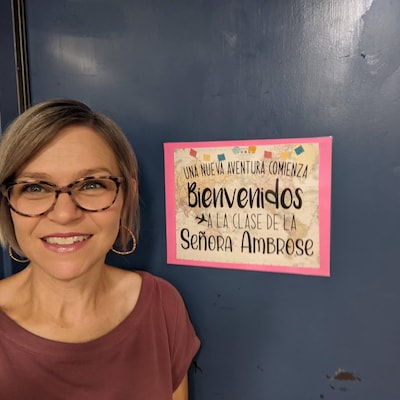 Welcome Classroom Door Sign, World Map Adventure Themed Classroom, Door ...