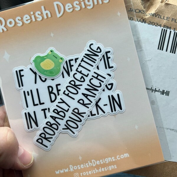 Server Sticker, Probably Forgetting Your Ranch, Waitress Sticker, Funny ...