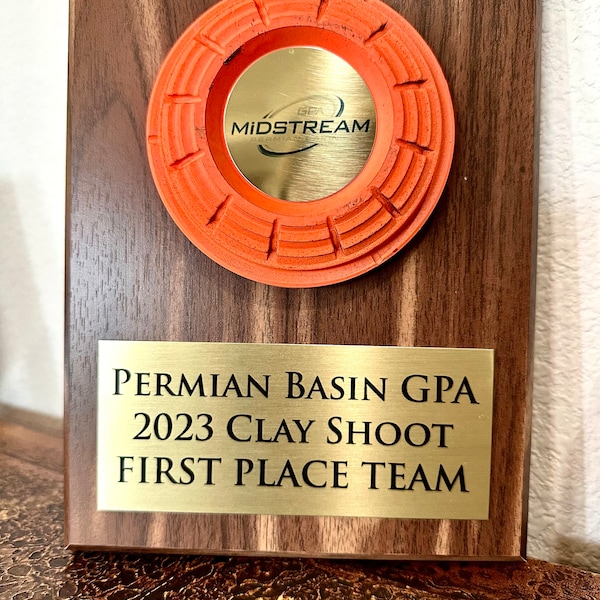 Clay Pigeon Award, Skeet Shooting Sport Plaque - Etsy