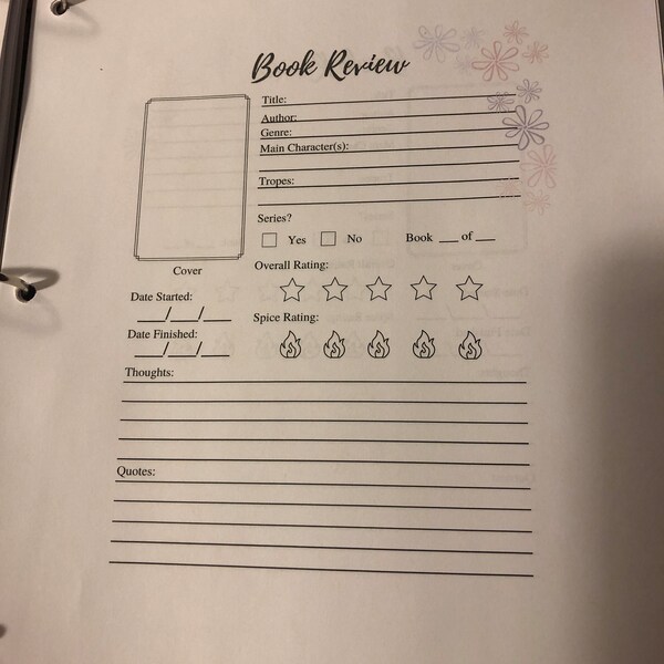 Digital Reading Journal, Reading Digital Planner, Digital Reading ...