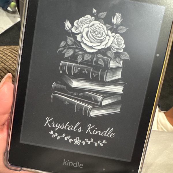 YOUR NAME Personalized Kindle Lock Screen, Wallpaper for Kindle ...