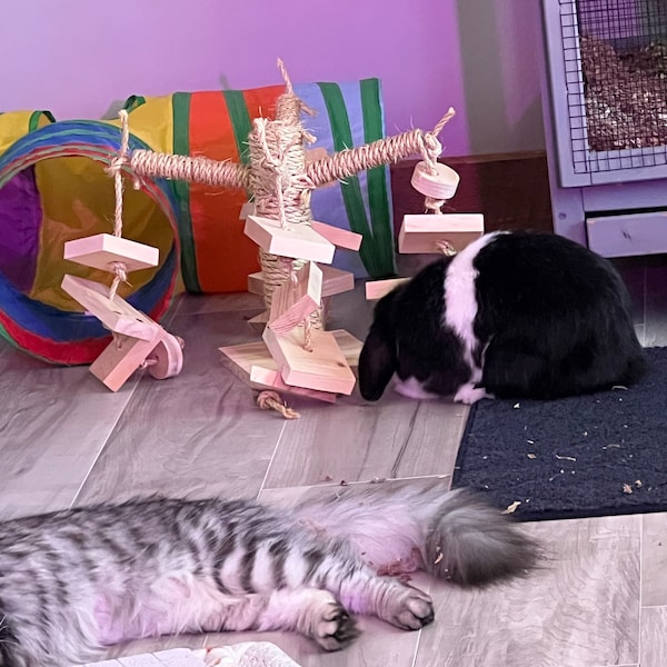 Tree Rabbit Toy (natural) - Etsy