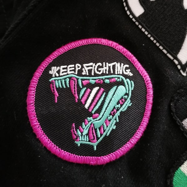 Keep Fighting Trans Pride Patch - Etsy