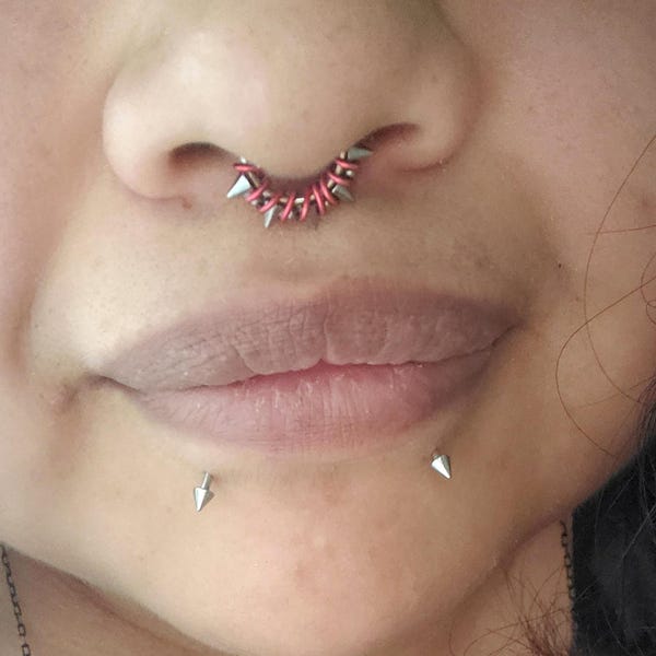 Fake Septum Rings, Fake Septum Piercing, Fake Silver Septum Piercing ...
