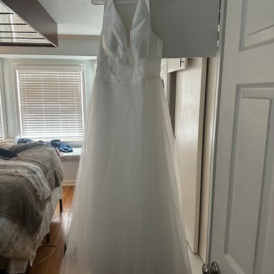 Beautiful Blushing Pink Satin Dress With Deluxe Ivory Lace Overlay ...