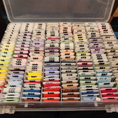 DMC Variegated Set 4000-4523 Pre-numbered Embroidery Floss Drops 84 ...