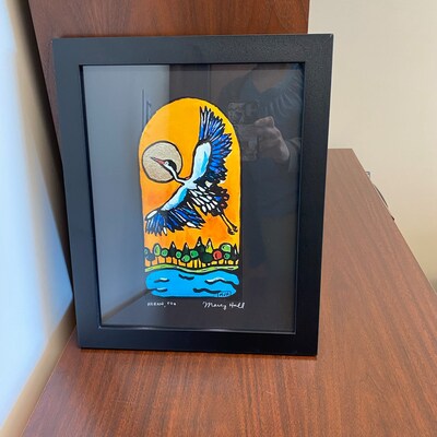 Saint Muirgen of Lough Neagh, Art Print, Dancing Monk Series - Etsy