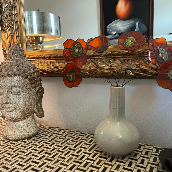 Green Gingko Stained Glass Window Corner-window Corners-gingko Leaves ...