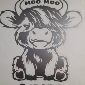 Subie Moo Moo Moobaru Cow Face Car Decal Subaru Moo'vement Movement ...