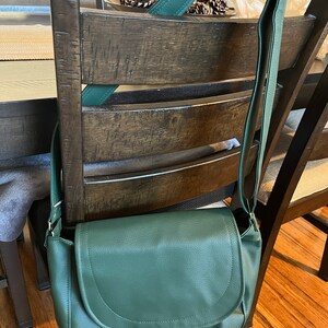 Large Purple Leather Tote, Fall Crossbody Bag, Sling Shoulder Handbag ...